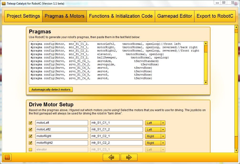 [FTC]: Teleop Catalyst for RobotC makes writing teleop code a breeze - FIRST Tech Challenge ...